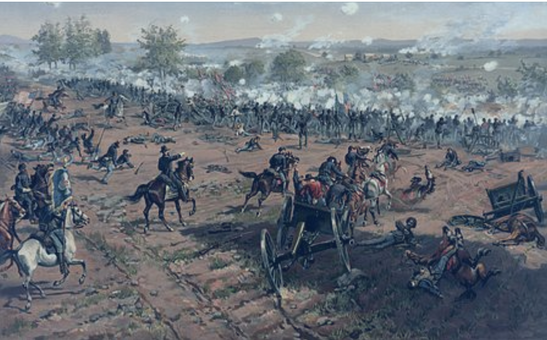 Battle of Gettysburg, The largest battle ever fought on US land ...