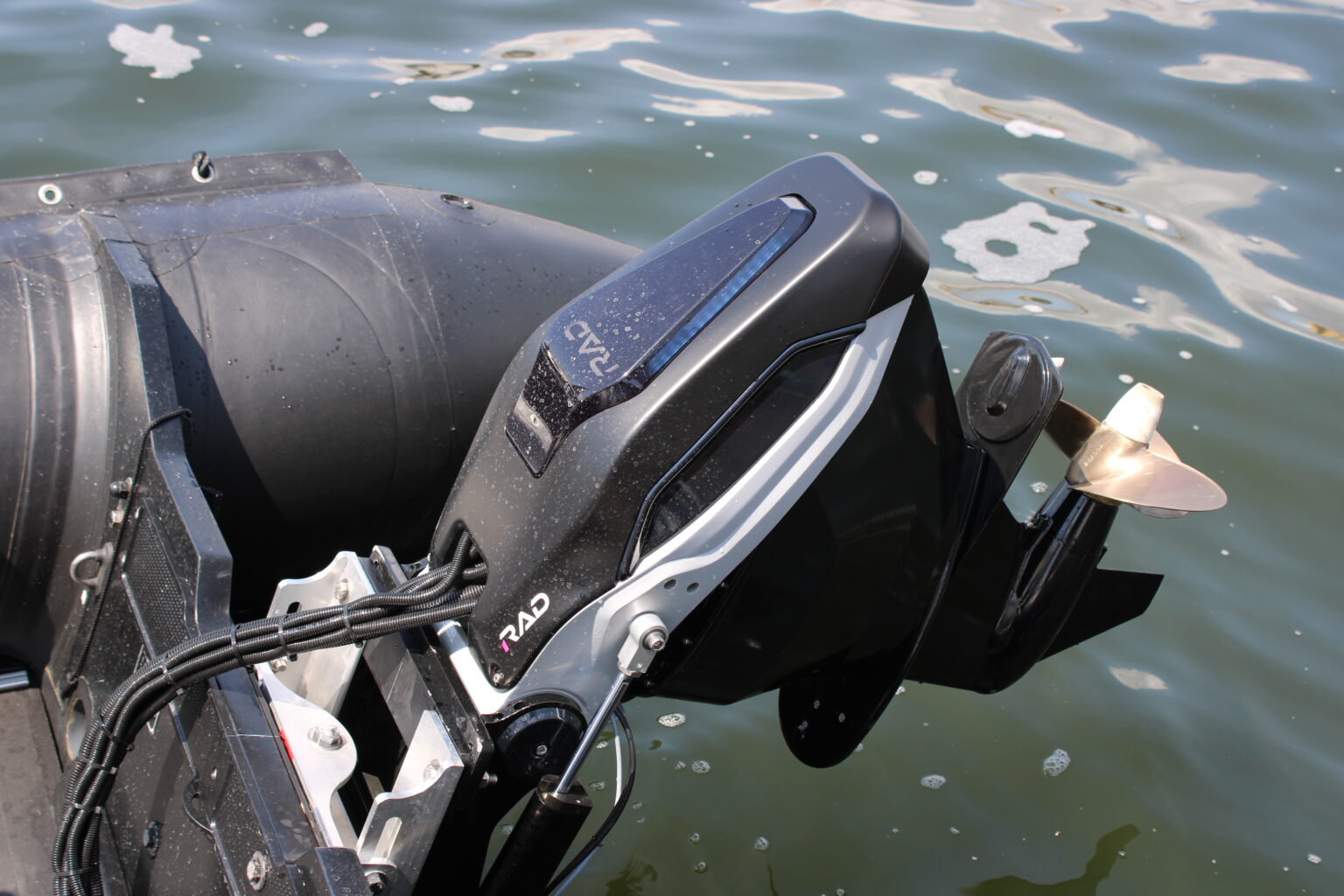 We Test the RAD Propulsion Electric Drive System Aboard a Zodiac Boat ...