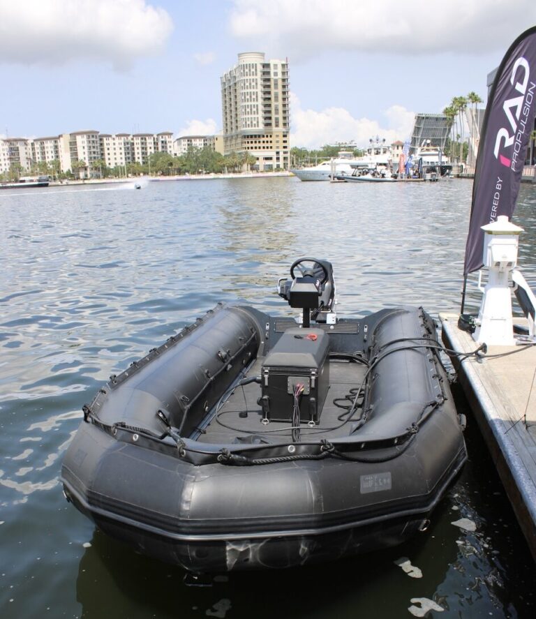 We Test the RAD Propulsion Electric Drive System Aboard a Zodiac Boat ...